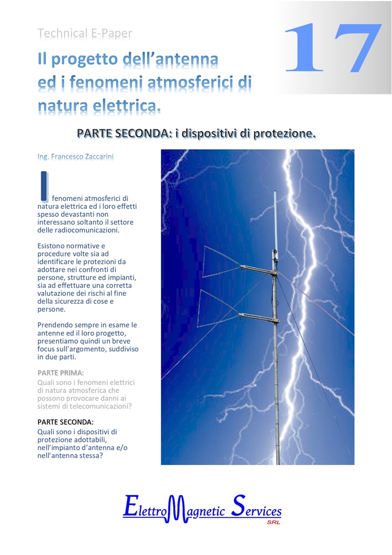 Protezione dalle scariche atmosferiche nelle antenne